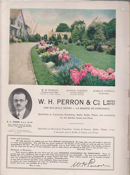 Wilfrid-Henri Perron (1897-1977) | Potagers d'antan
